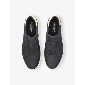Cole Haan Grandpro Suede Slip-on Low-top Trainers - Navy