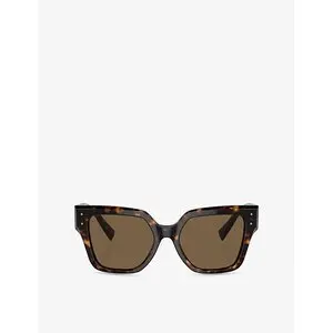 Dolce & Gabbana Square-frame Tortoiseshell Sunglasses - Brown