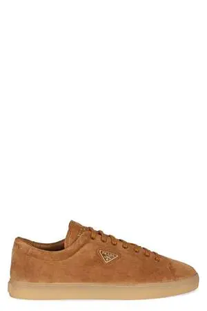 Prada Suede Low Top Sneakers - Brown