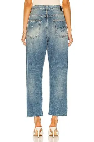 R13 Crossover Straight-leg Jeans