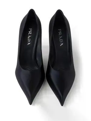 Prada 85mm Satin Pumps - Blue