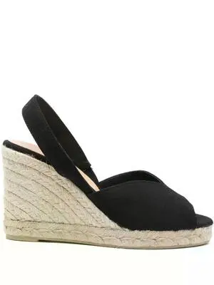 CastaÑer 90mm Brisa Espadrilles - Black