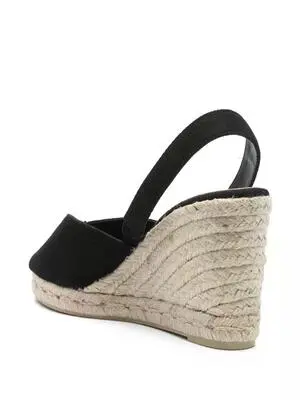 CastaÑer 90mm Brisa Espadrilles - Black