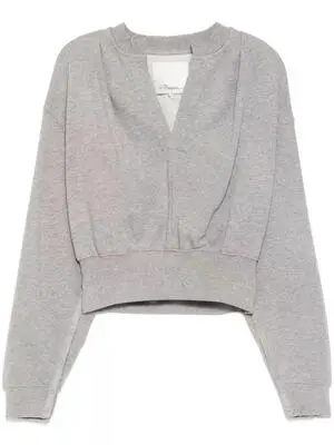 3.1 Phillip Lim Cropped Sweatshirt - Grey