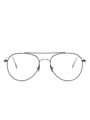 TOM FORD Pilot-frame Glasses - Black