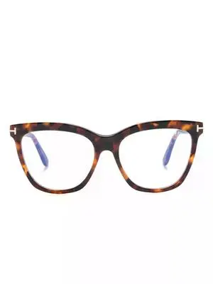 TOM FORD Butterfly-frame Glasses - Brown