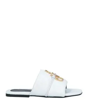 JW Anderson Lambskin Slide Sandals - White
