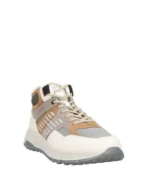 Hogan Leather High-top Sneakers - Grey