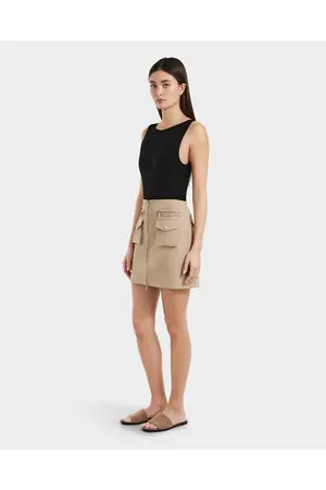 Rudsak Pamina Mini Skirt - Brown / Multicolor / Neutral