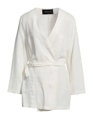 Fabiana Filippi Belted Jacket - Off White
