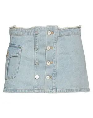 Andersson Bell Denim Flared Mini Skirt