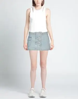 Andersson Bell Denim Flared Mini Skirt