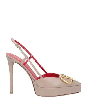 Valentino Garavani Pumps In Leather - Pink