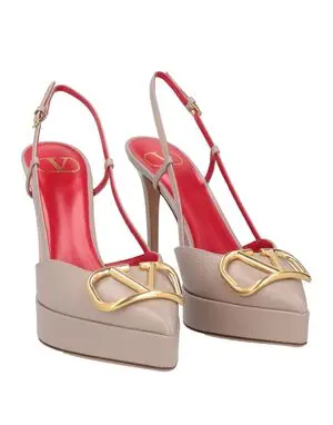 Valentino Garavani Pumps In Leather - Pink