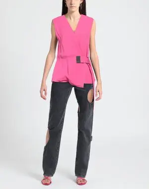 Fabiana Filippi Viscose And Ecobrass Wrap Top