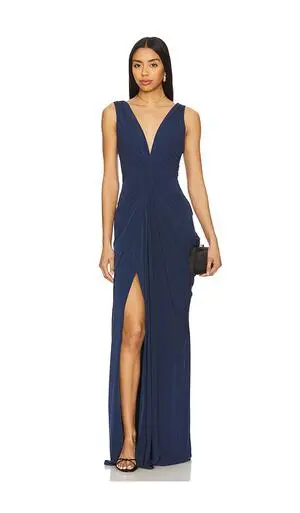 Katie May Leo Gown - Navy
