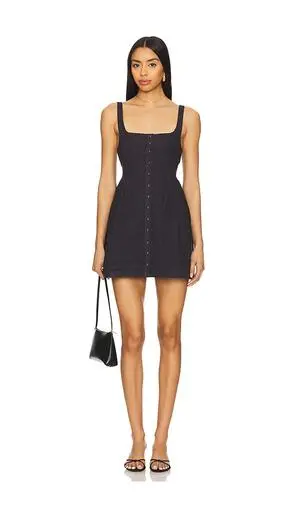 Free People Astrid Oxford Mini Dress