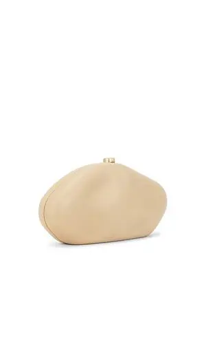 Cult Gaia The Caldera Clutch - Tan
