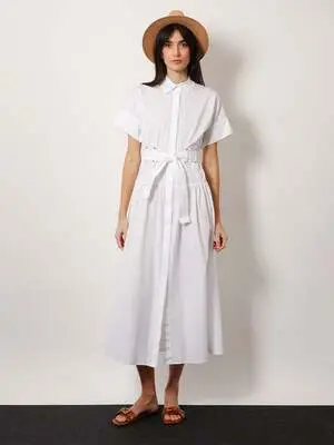 Max Mara Agoraio Dress - White