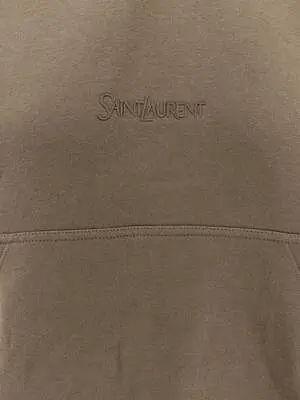 Saint Laurent Embroidered Cotton Sweatshirt