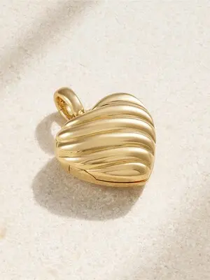 David Yurman Amulets Sculpted Cable 18-karat Heart Pendant - Gold
