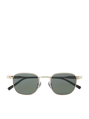 Gucci Square-frame Sunglasses - Gold