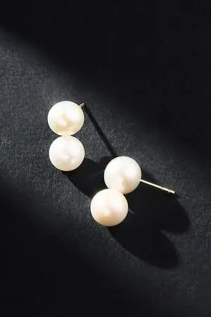 Saskia Diez Pearl Pop Earrings - Gold