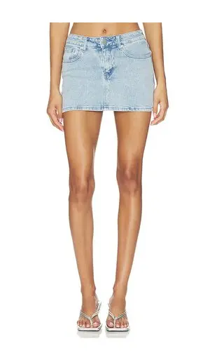 Blue Denim Mini Skirts