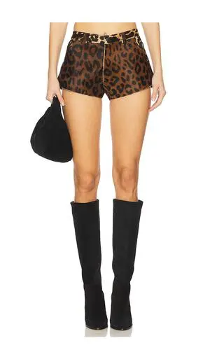 UNDERSTATED LEATHER Wester Shorts