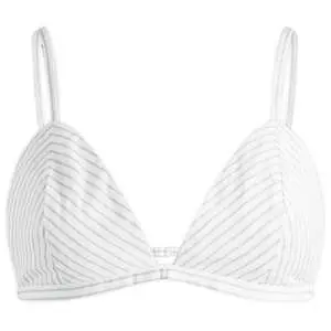 SKIMS Cotton Poplin Bralette - Zen Blue Stripe