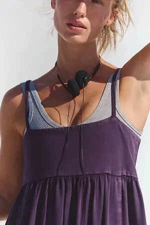 Free People Hot Shot Strappy Onesie - Mars