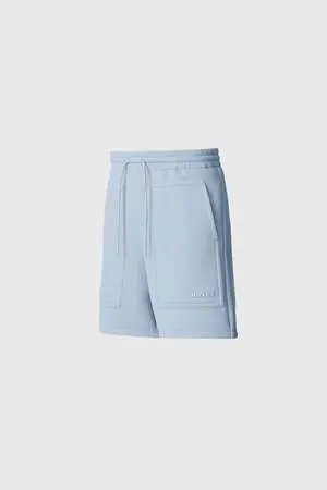 Mackage Double-face Jersey Shorts - Fog Blue