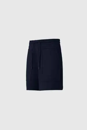 Mackage Double-face Jersey Shorts - Navy
