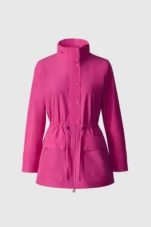 Mackage Medium-length Rain Jacket - Azalea