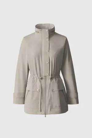 Mackage Medium-length Rain Jacket - Light Camel