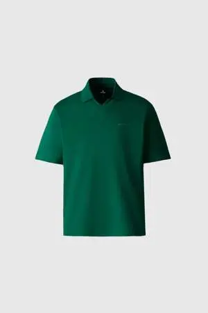 Mackage Marco Organic Cotton Polo - Leaf Green