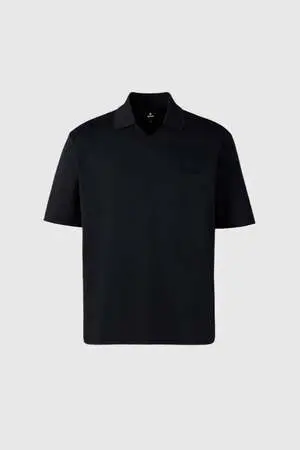 Mackage Marco Organic Cotton Polo - Navy