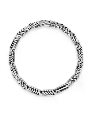 David Yurman Sterling Chevron-link Bracelet - Silver