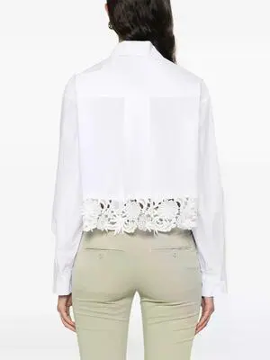 TWINSET Poplin Lace Shirt