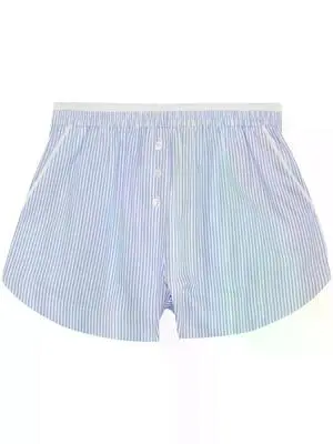 Simkhai Sarah Cotton Shorts - Blue