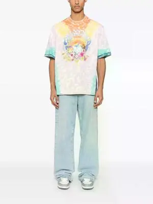 Casablanca Surf-trip Tie-dye T-shirt - Purple