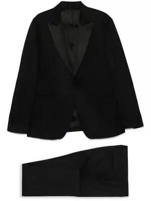 LARDINI Single-breasted Tuxedo - Black