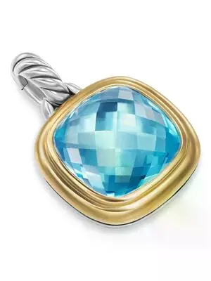 David Yurman 18kt Yellow Gold And Sterling Albion Topaz Pendant - Silver