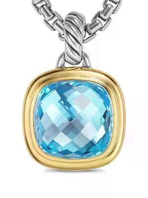 David Yurman 18kt Yellow Gold And Sterling Albion Topaz Pendant - Silver