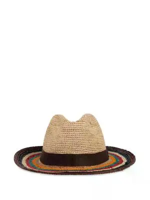 Paul Smith Straw Sun Hat - Neutrals