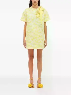 MSGM Floral-print Mini Dress