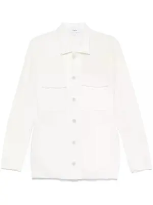 LARDINI Cotton Shirt Jacket - White