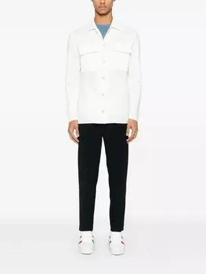 LARDINI Cotton Shirt Jacket - White