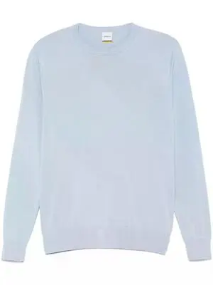 Aspesi Cotton Crew Neck Sweater - Blue
