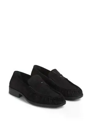 GIUSEPPE ZANOTTI Suede Loafers - Black